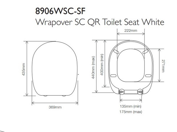 Roper Rhodes Complete Wrap Over Toilet Seat (Concept) -Kingsway Plumbing